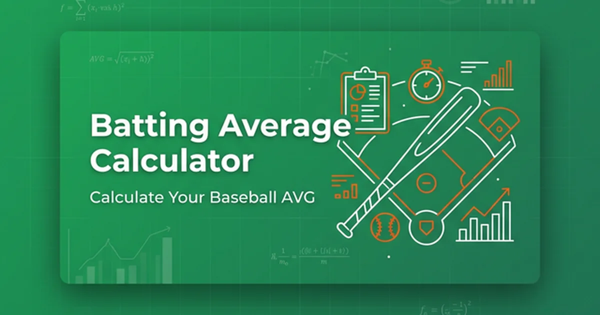 Batting Average Calculator: Calculate Your Baseball AVG