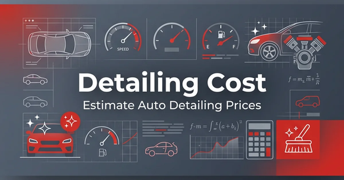 Car Detailing Price Calculator | 2026 Cost Estimator