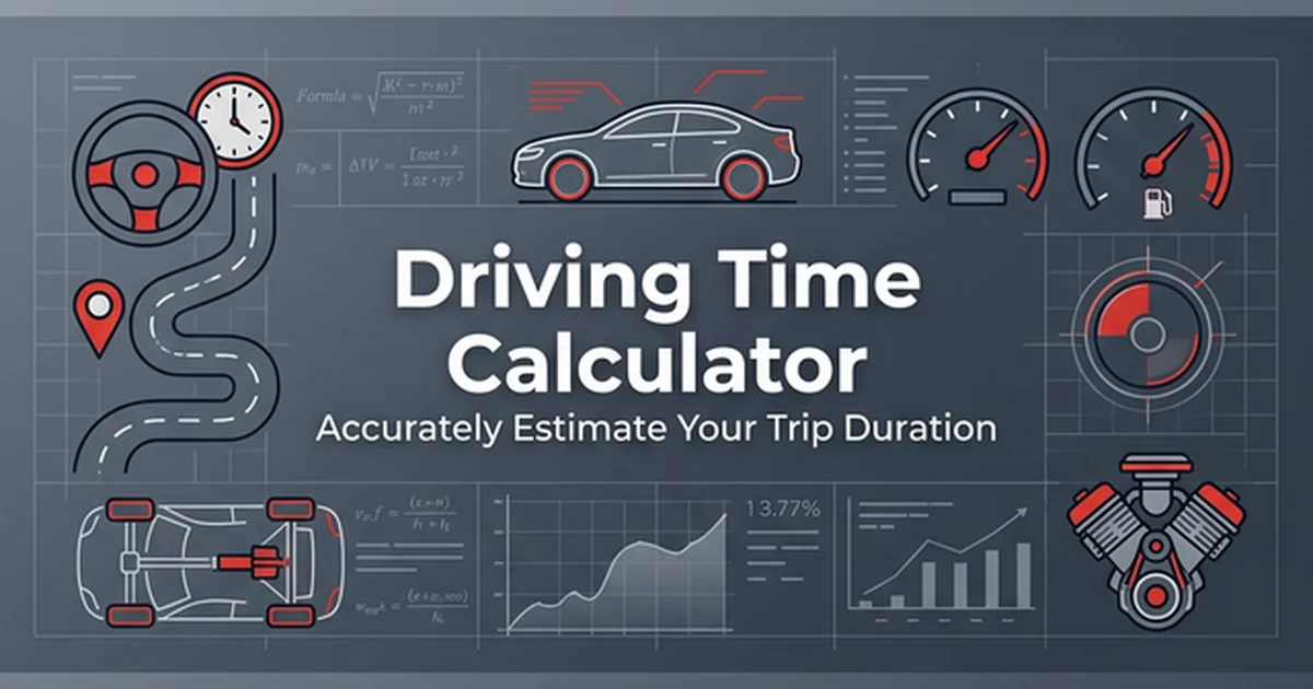 Driving Time Calculator: Accurately Estimate Your Trip Duration