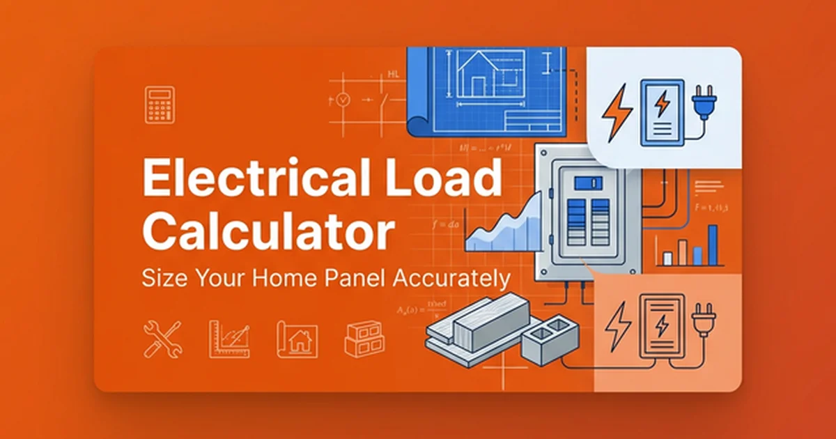 Electrical Load Calculator: Size Your Home Panel Accurately