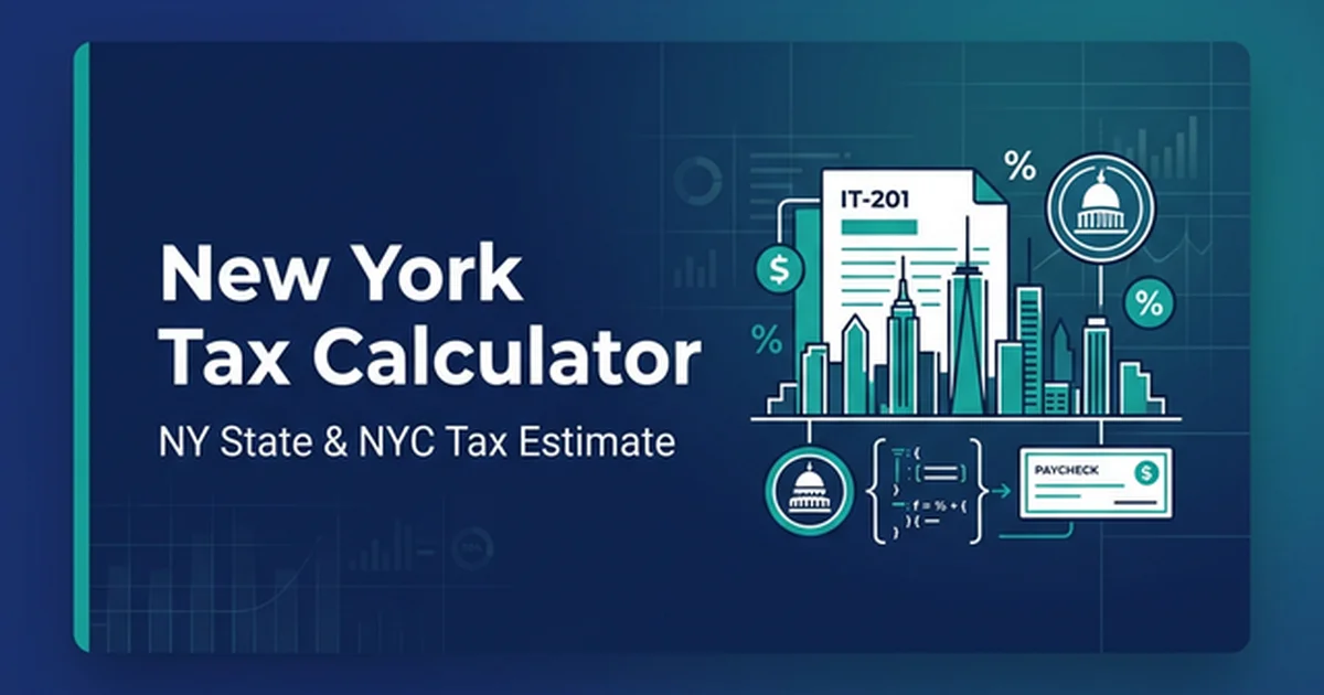 New York Tax Calculator: 2026 NY State & NYC Estimate