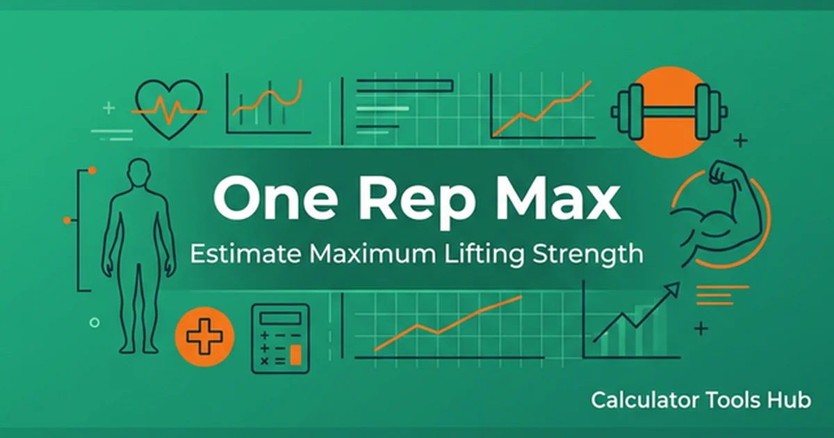 One Rep Max Calculator: Estimate Your 1RM Safely & Accurately